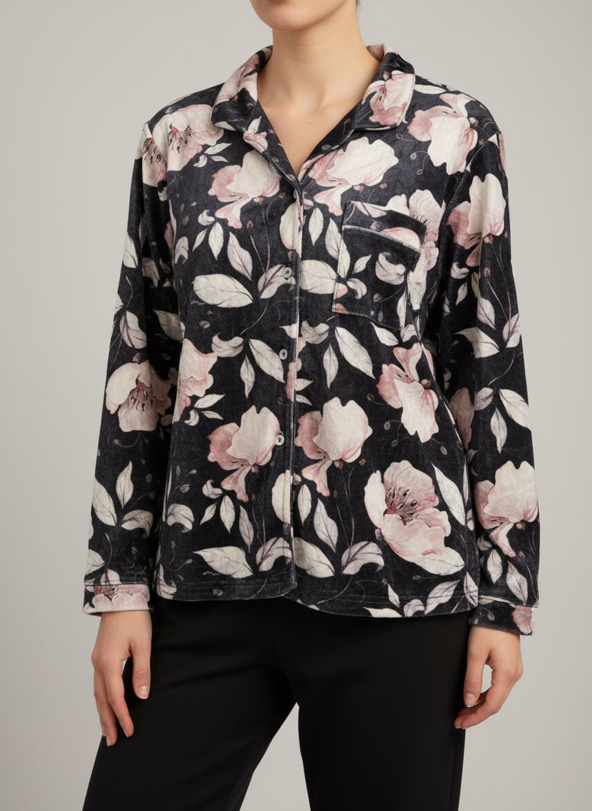 Black rose Buttoned top BT – Onfleekstuff
