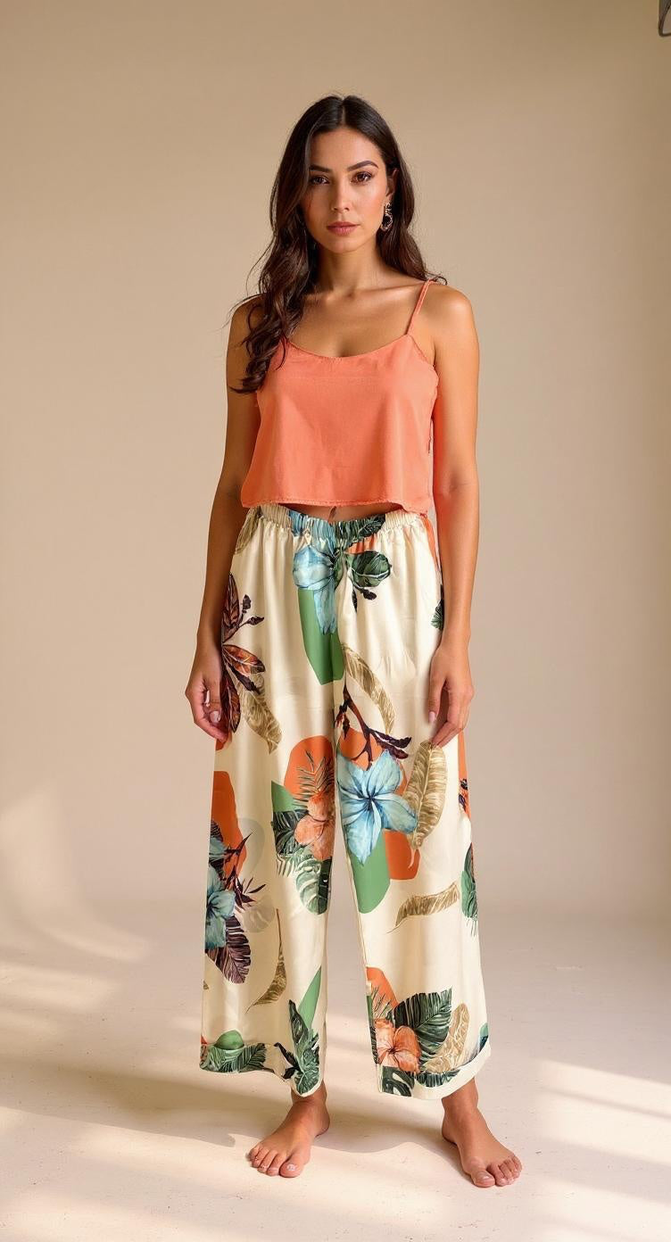 Sahara pants with simon cut top – Onfleekstuff